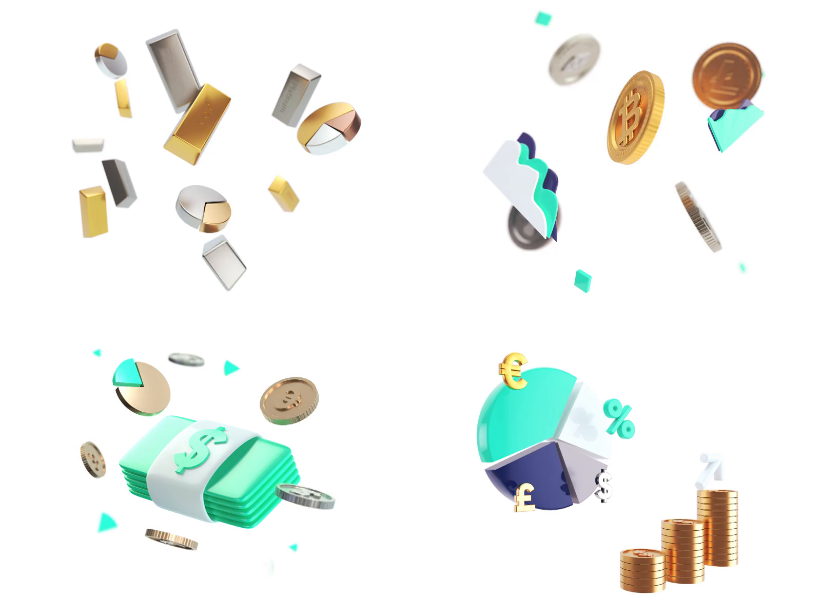 3D thematic illustrations by Constantin Calcatinge 🚀 on Dribbble