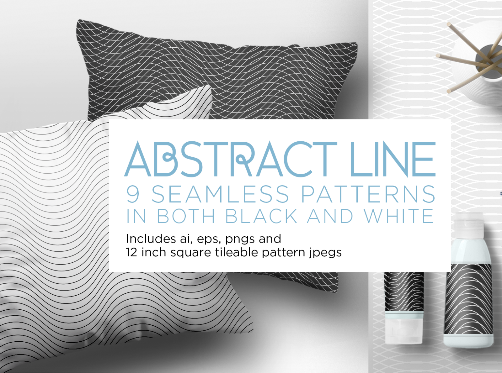 Abstract Line Seamless Patterns by melissa held designs on Dribbble