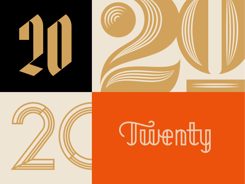 Twenty / 20 by Jay Fletcher on Dribbble