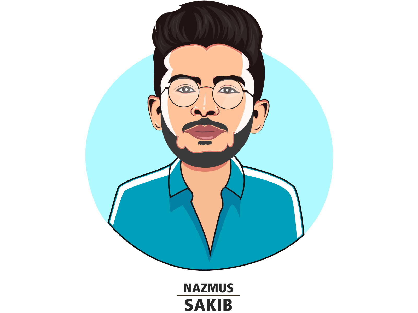 Cartoon Art in Adobe Illustrator CC by Yeasin Hossain on Dribbble