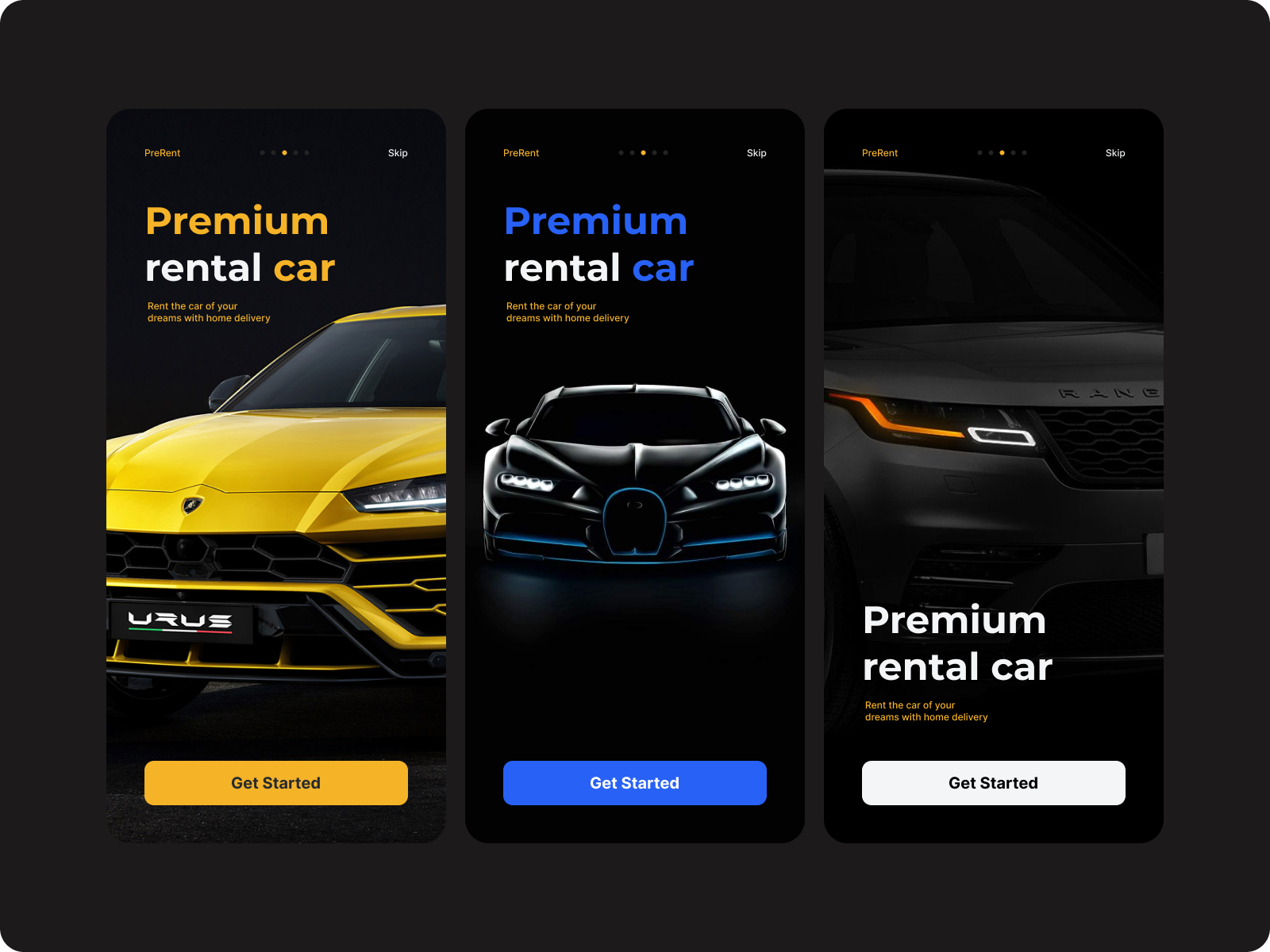 Premium Rental Car App | Web Design | UI/UX by Roman Fedoriv on Dribbble
