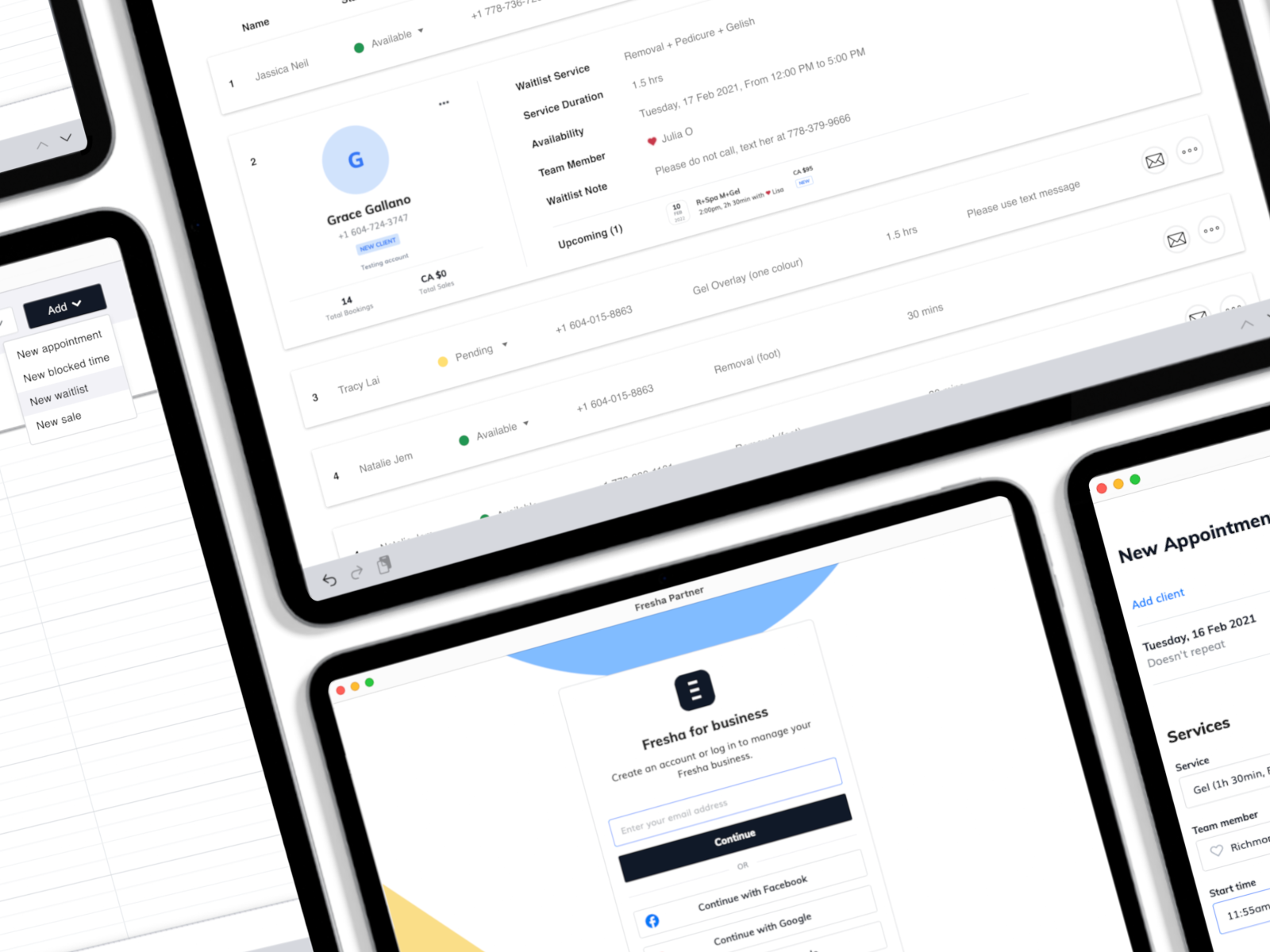 Fresha - IOS waitlist feature by Chelsea Shih on Dribbble