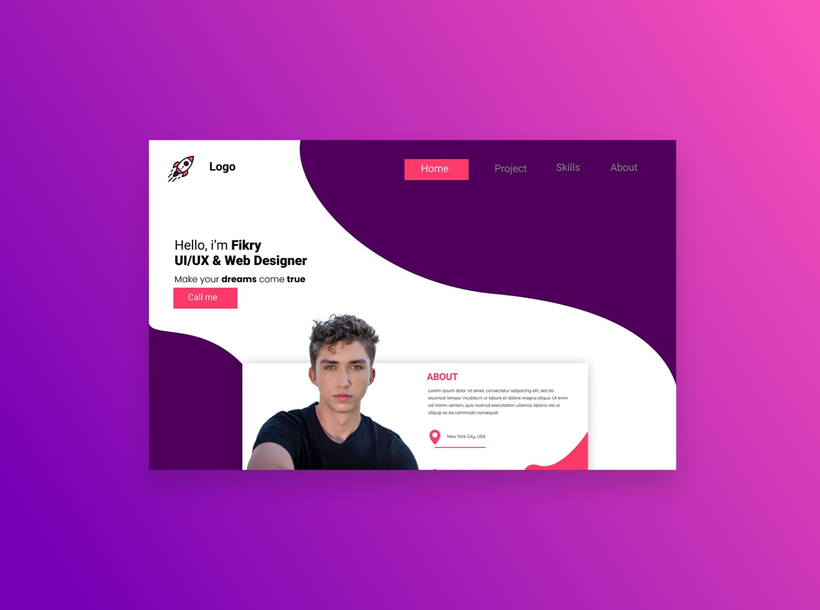 Dribbble - rocket-portfolio-mockup-desktop-screen.jpg by Muhammad Fikry ...