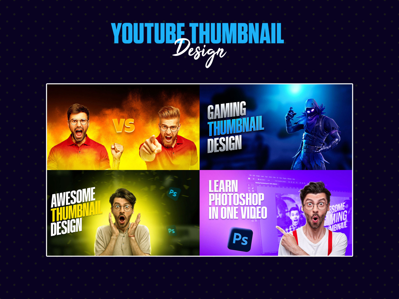 Youtube Thumbnail Design by Aadil khan on Dribbble