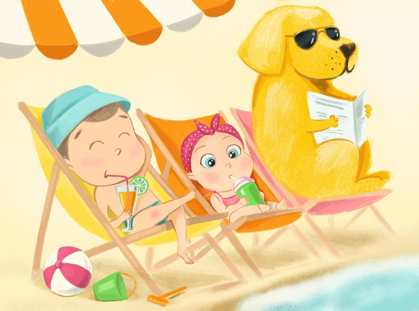 Last summer by Людмила Ящук on Dribbble