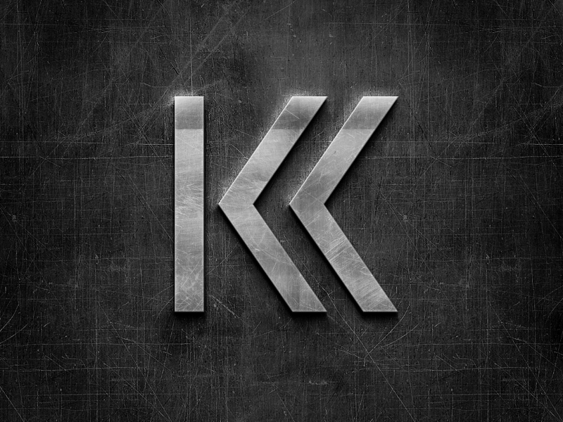 Lettre K - typographie by Cécile Minaud on Dribbble