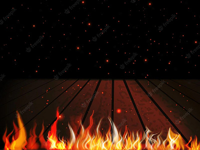 Realistic fire border background by MRI STUDIO on Dribbble