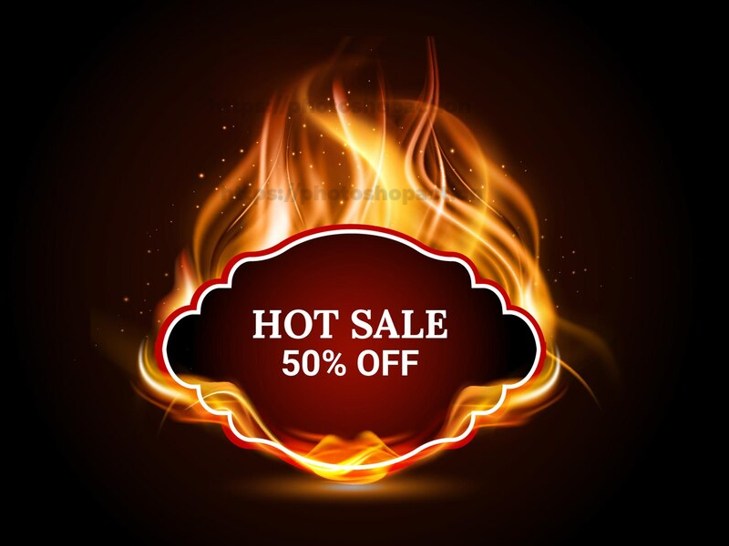 Realistic hot fire flame label composition banner by MRI STUDIO on Dribbble