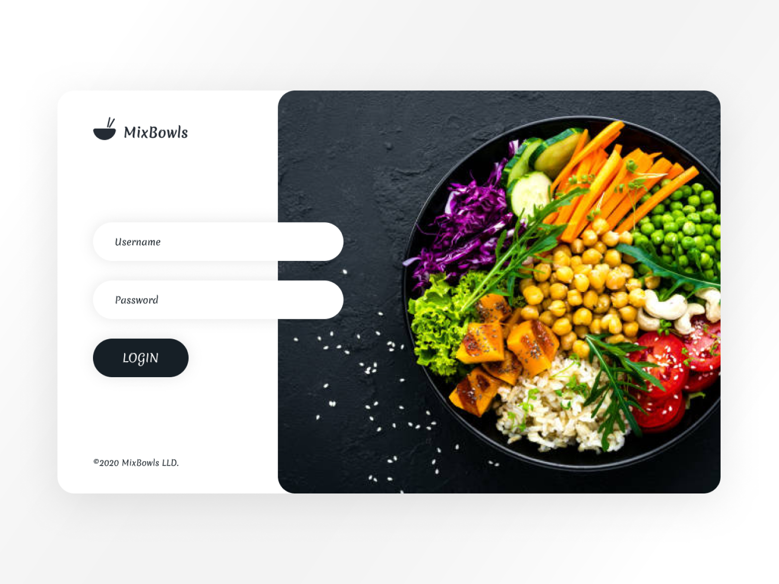 Restaurant Login Page by Sathwik Prabhu on Dribbble