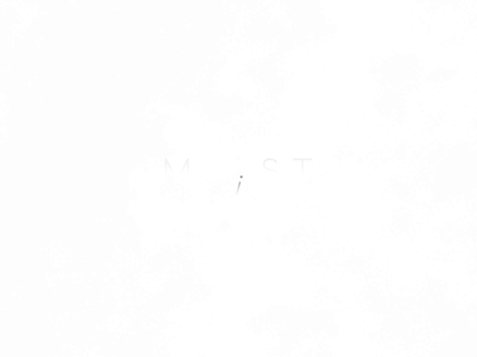 Mist | Typographical Poster by Karl Bembridge on Dribbble