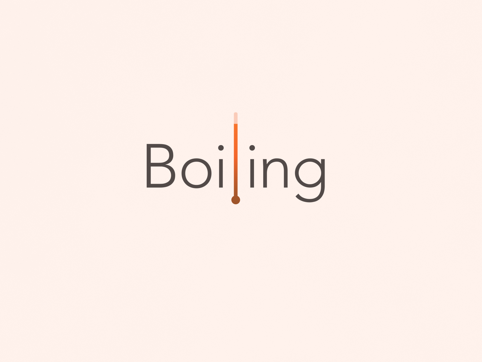Boiling | Typographical Poster by Karl Bembridge on Dribbble