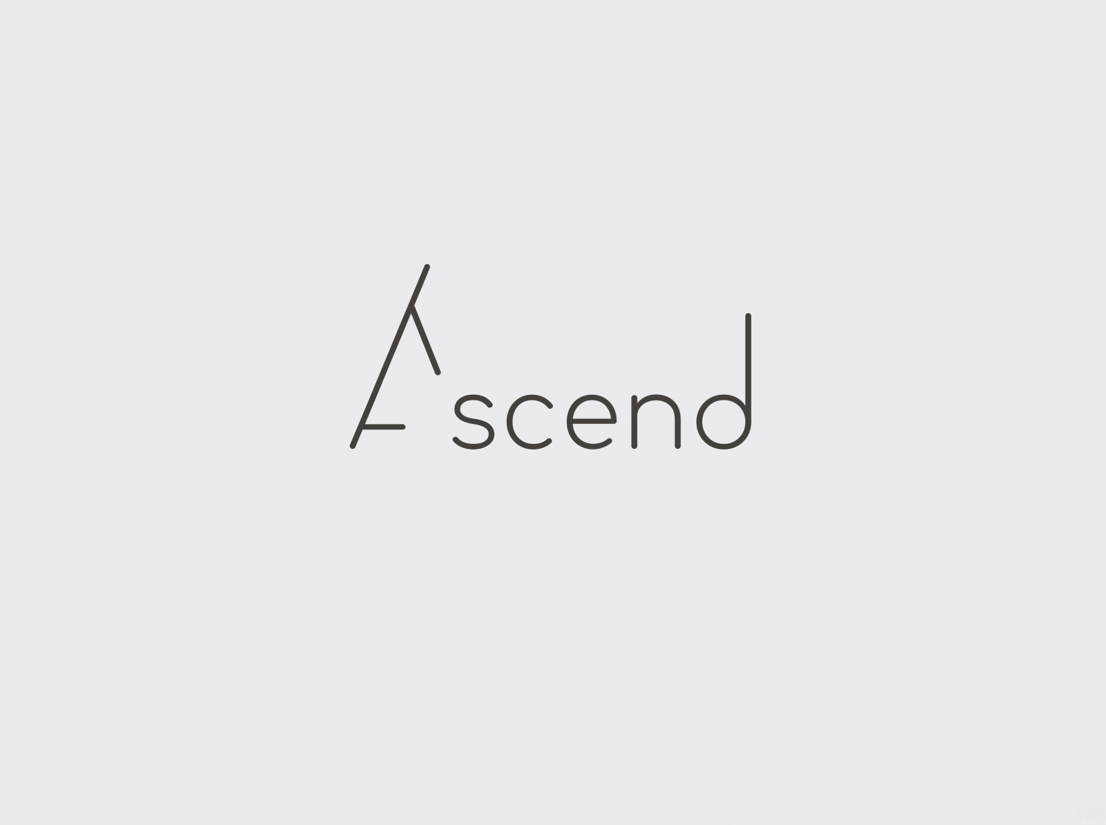 Ascend | Typographical Poster by Karl Bembridge on Dribbble