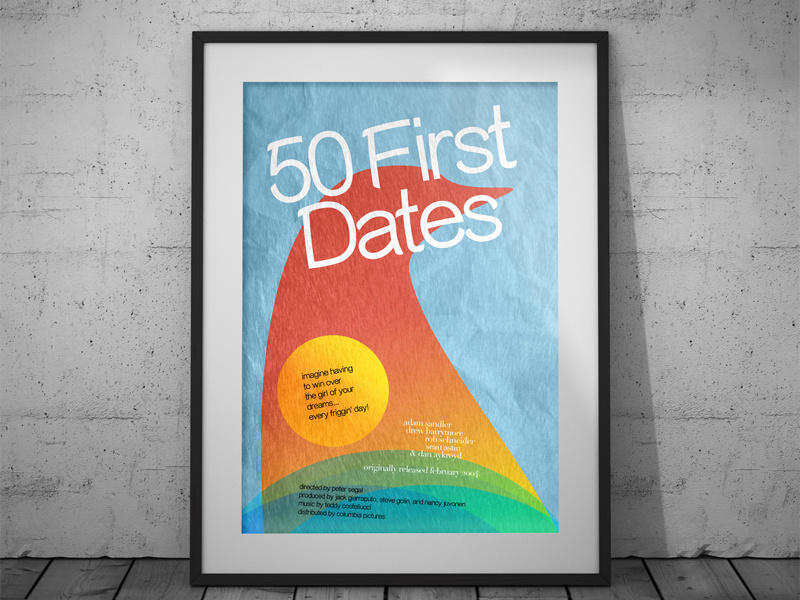Gradient-Heavy Movie Posters | Typographical Project by Karl Bembridge ...