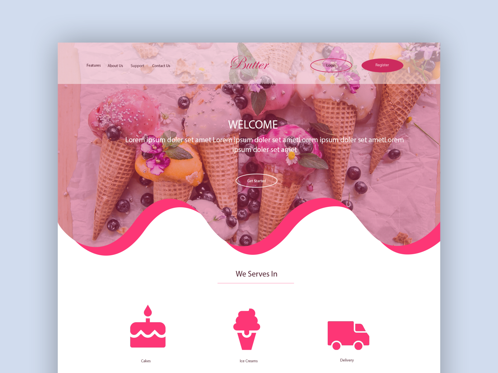 Icecream Brand Mockup by Asna on Dribbble