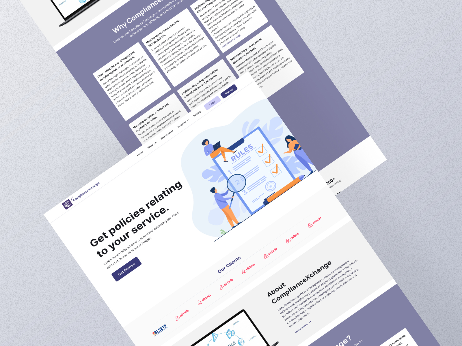 Compliance Platform by Manuel Snr on Dribbble