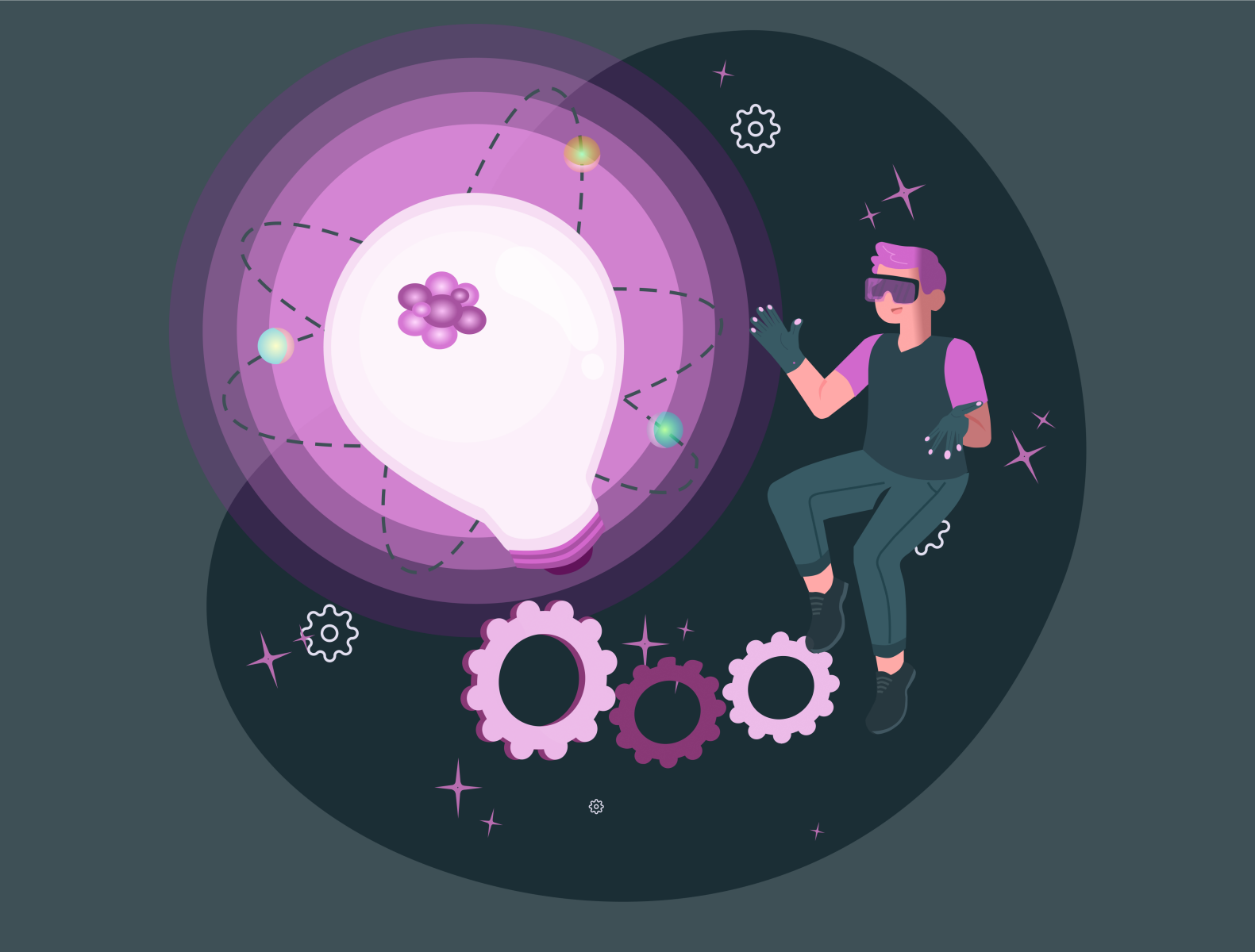 Future Technology Illustration by Naveen K on Dribbble