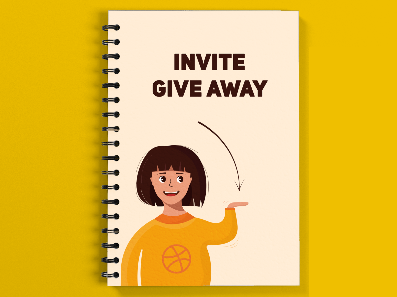 Invite give away by Ekaterina Muzheva on Dribbble