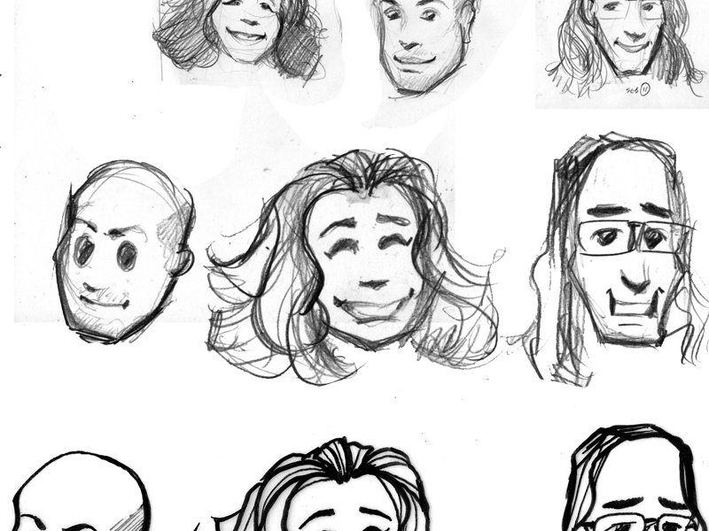 "cartoonization" by DaGhostProd on Dribbble