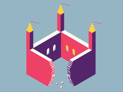 Crumbling Tower by MiniCube11 on Dribbble