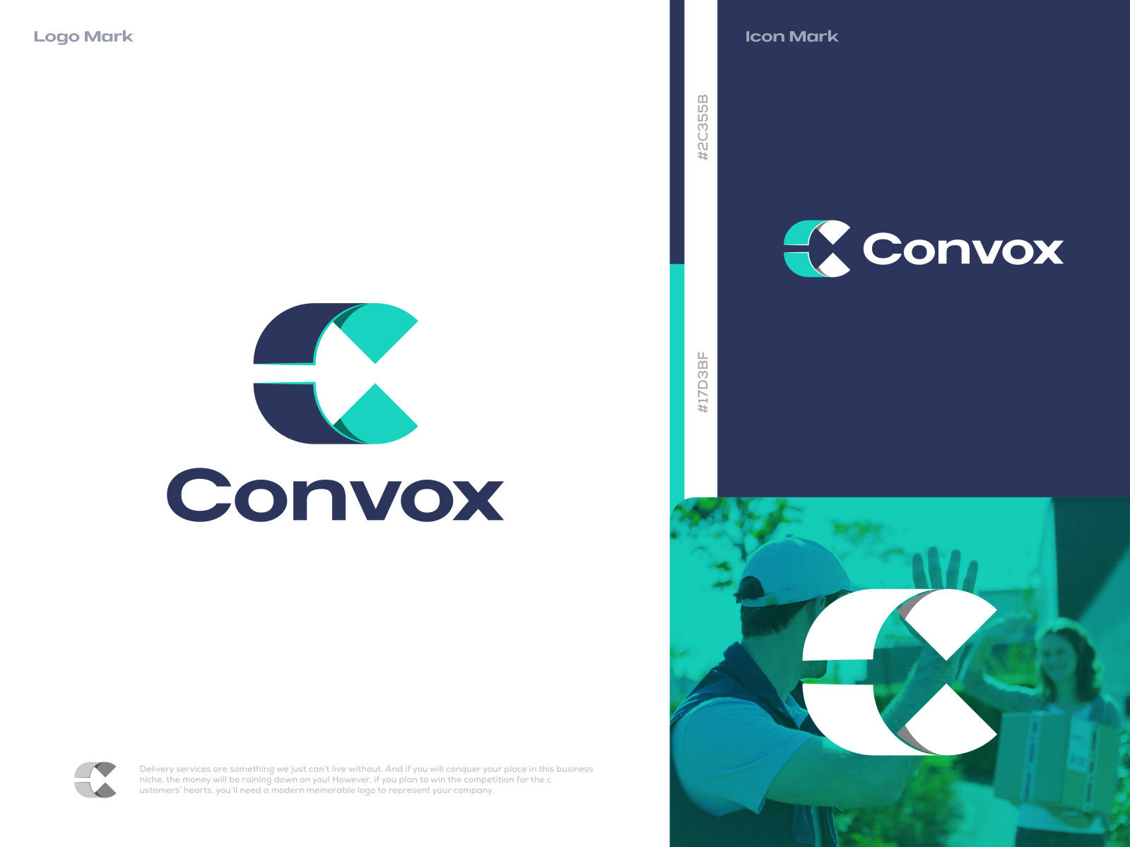 Convox delivery logo design by Mainul Hasan | Creative Logo Designer ...