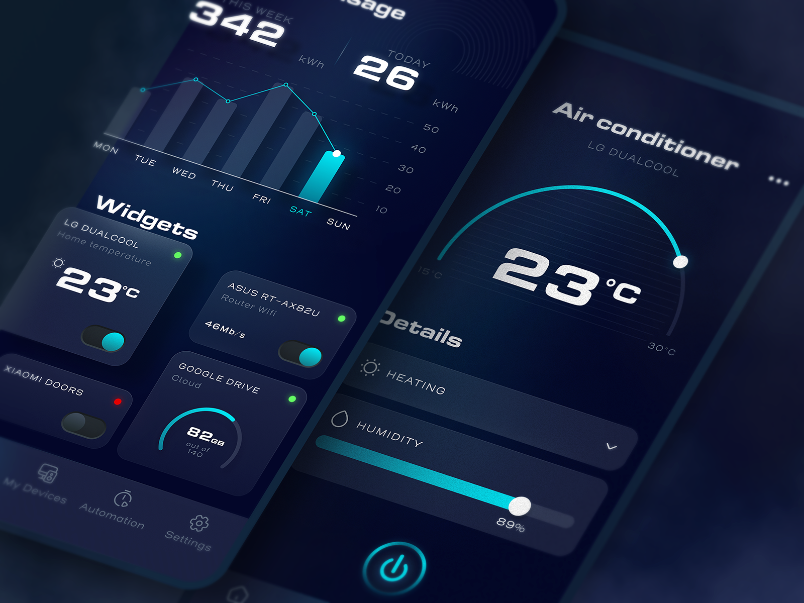 Smart Home | Concept App by Dominik Dutkiewicz for EL Passion on Dribbble