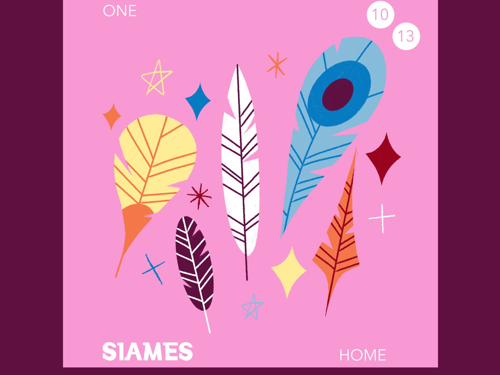 SIAMES Album Cover by Elizabeth Konetz on Dribbble