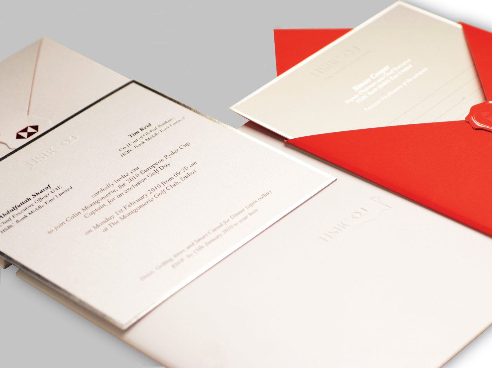 HSBC INVITATION CARD by Pushpita Saha on Dribbble