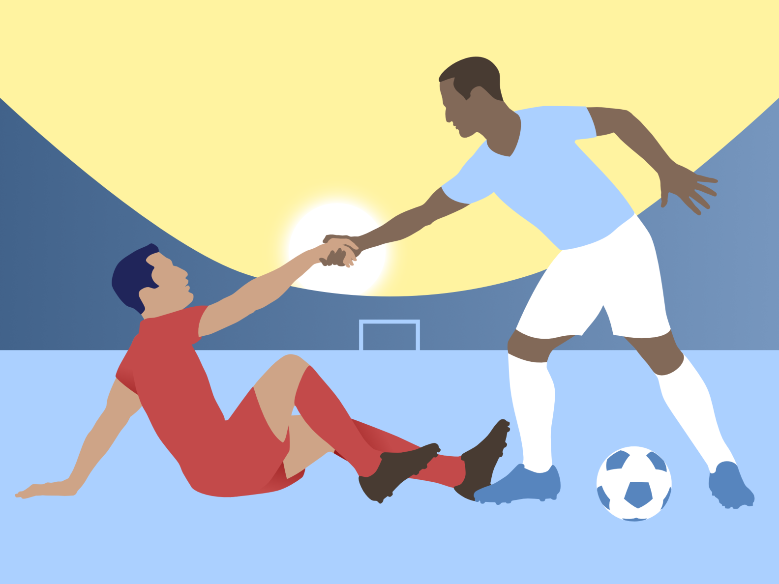 Helping hand by Daniel Petrov on Dribbble