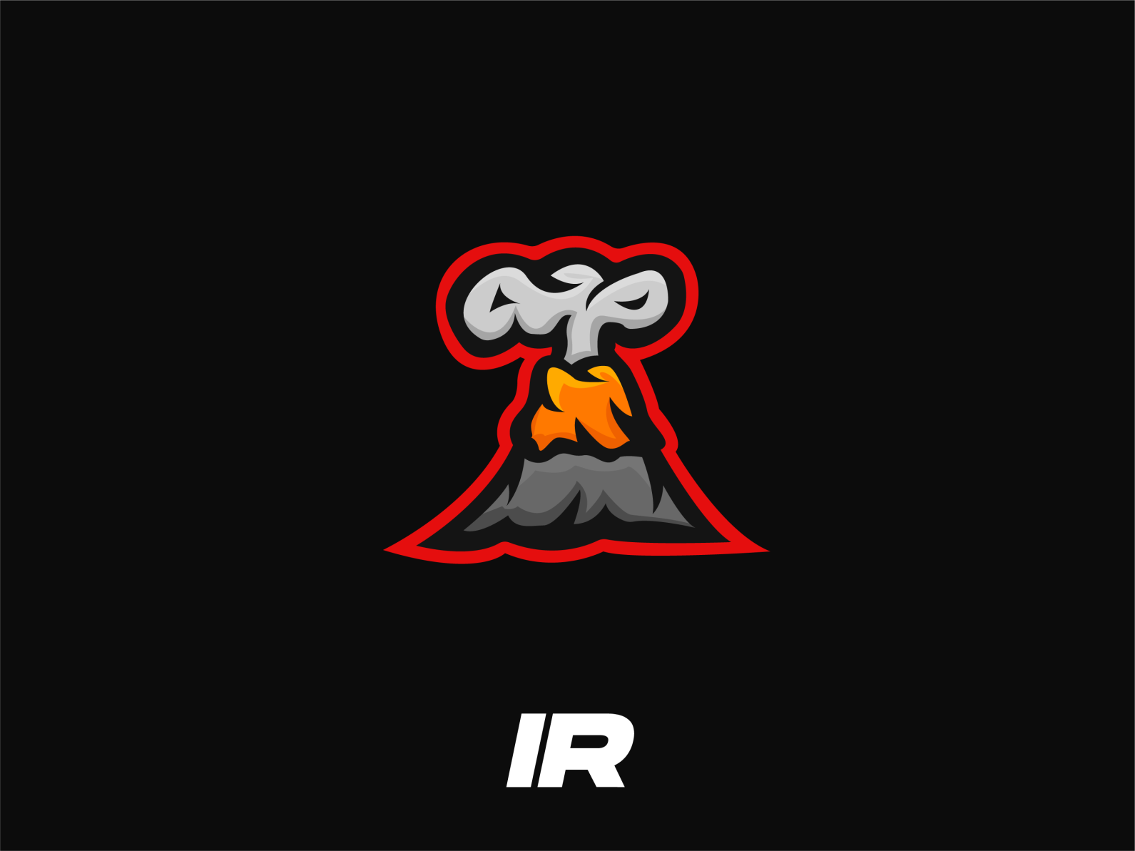 Volcano Mascot Logo by Revol Arts on Dribbble