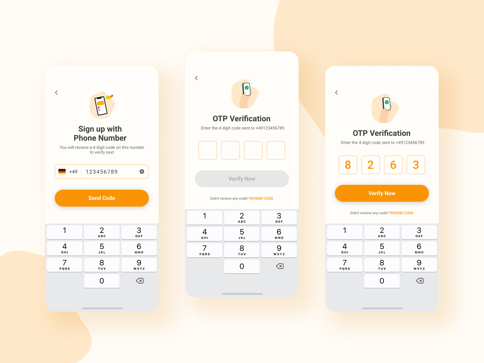 Event App - OTP Verification by Nafiza E Meem on Dribbble