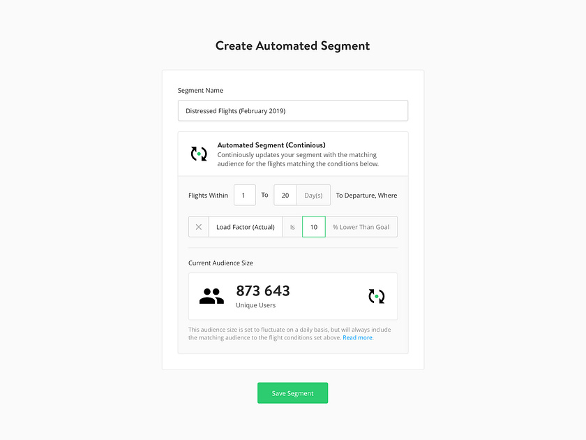 Automated Segments by Petter Andersson on Dribbble