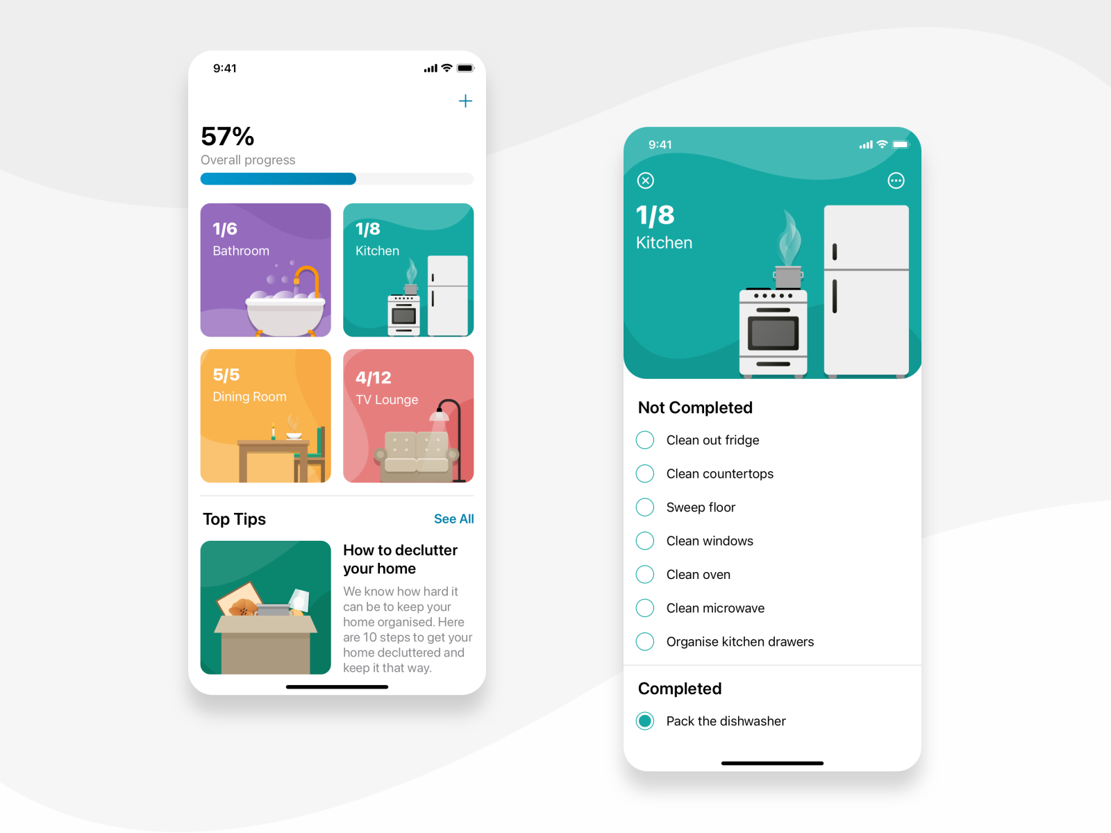 Task Management App Concept by Glucode on Dribbble