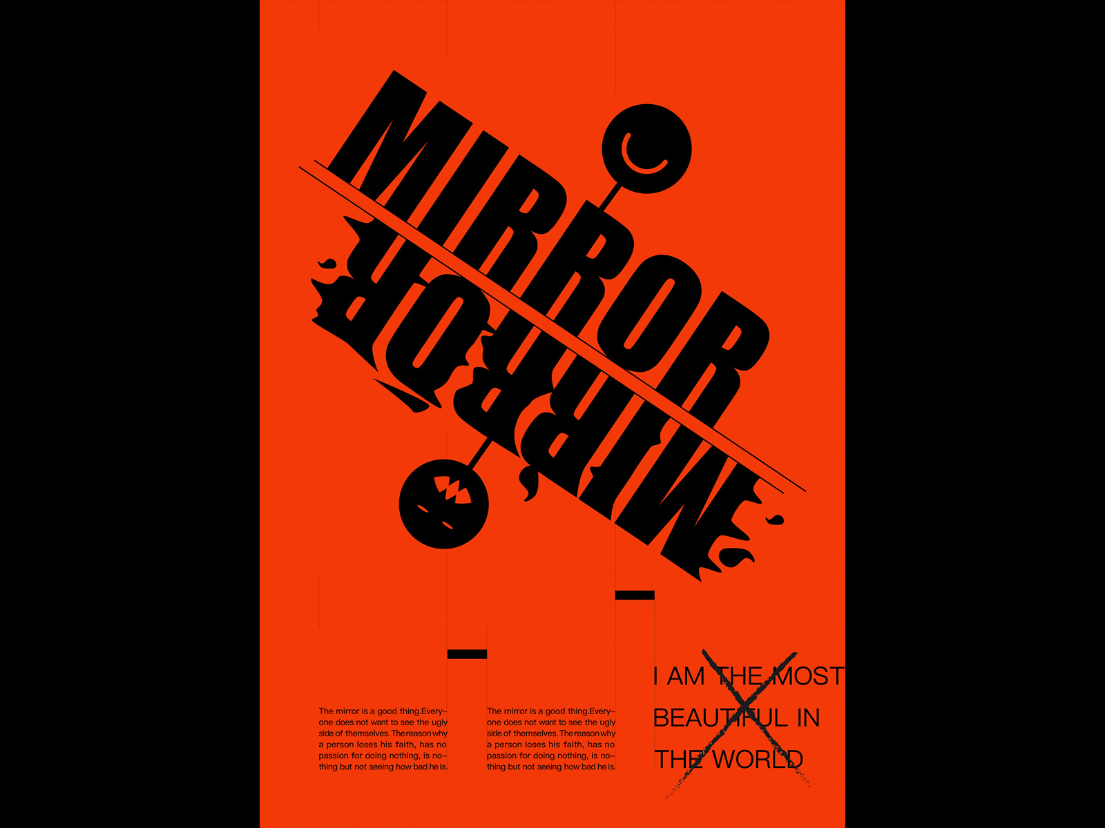 Mirror Poster Board