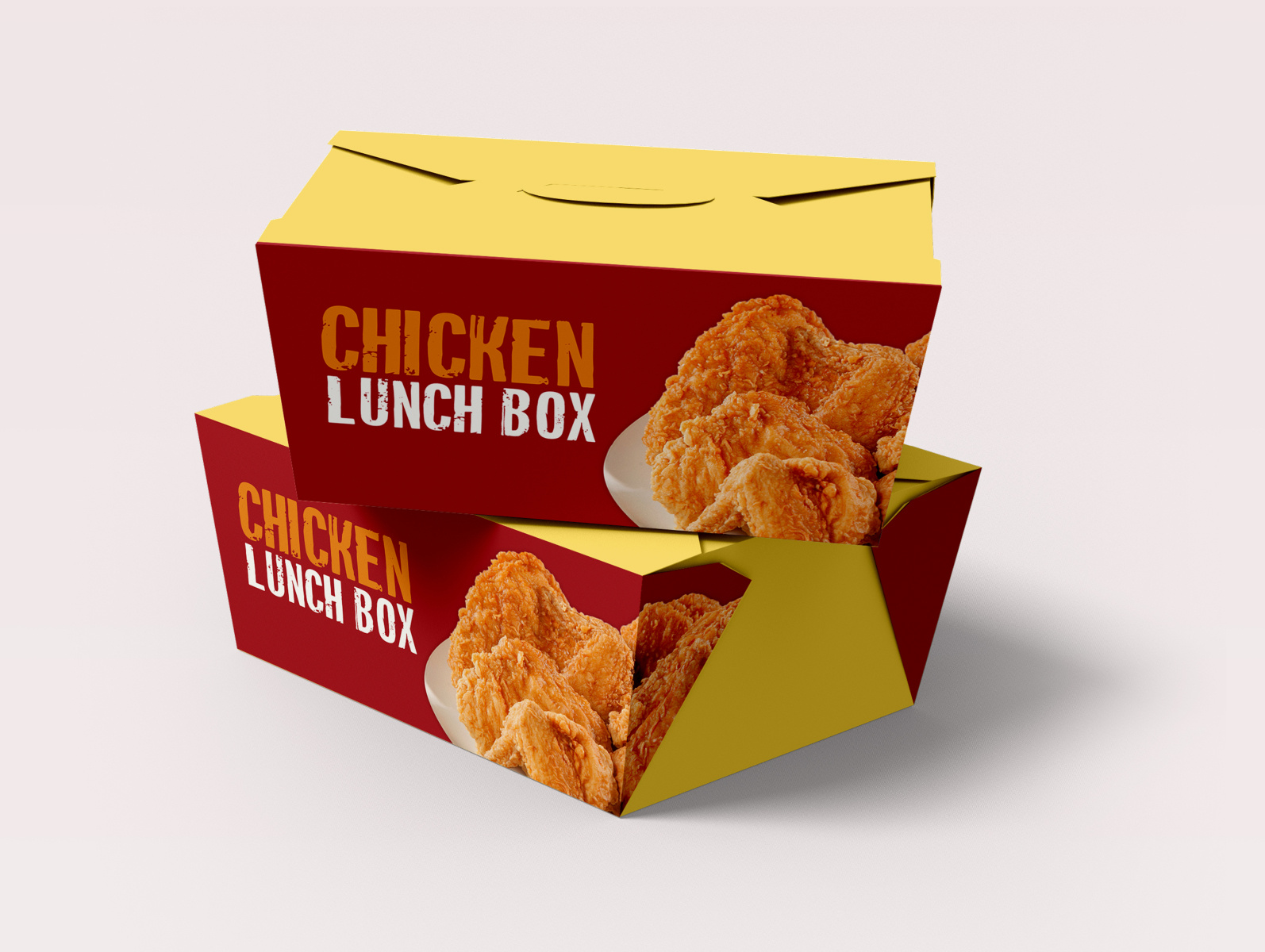 Chicken Lunch box Packaging by Kad Printing on Dribbble