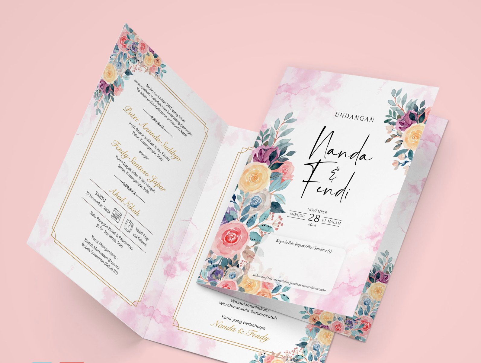 Undangan Pernikahan by Kad Printing on Dribbble