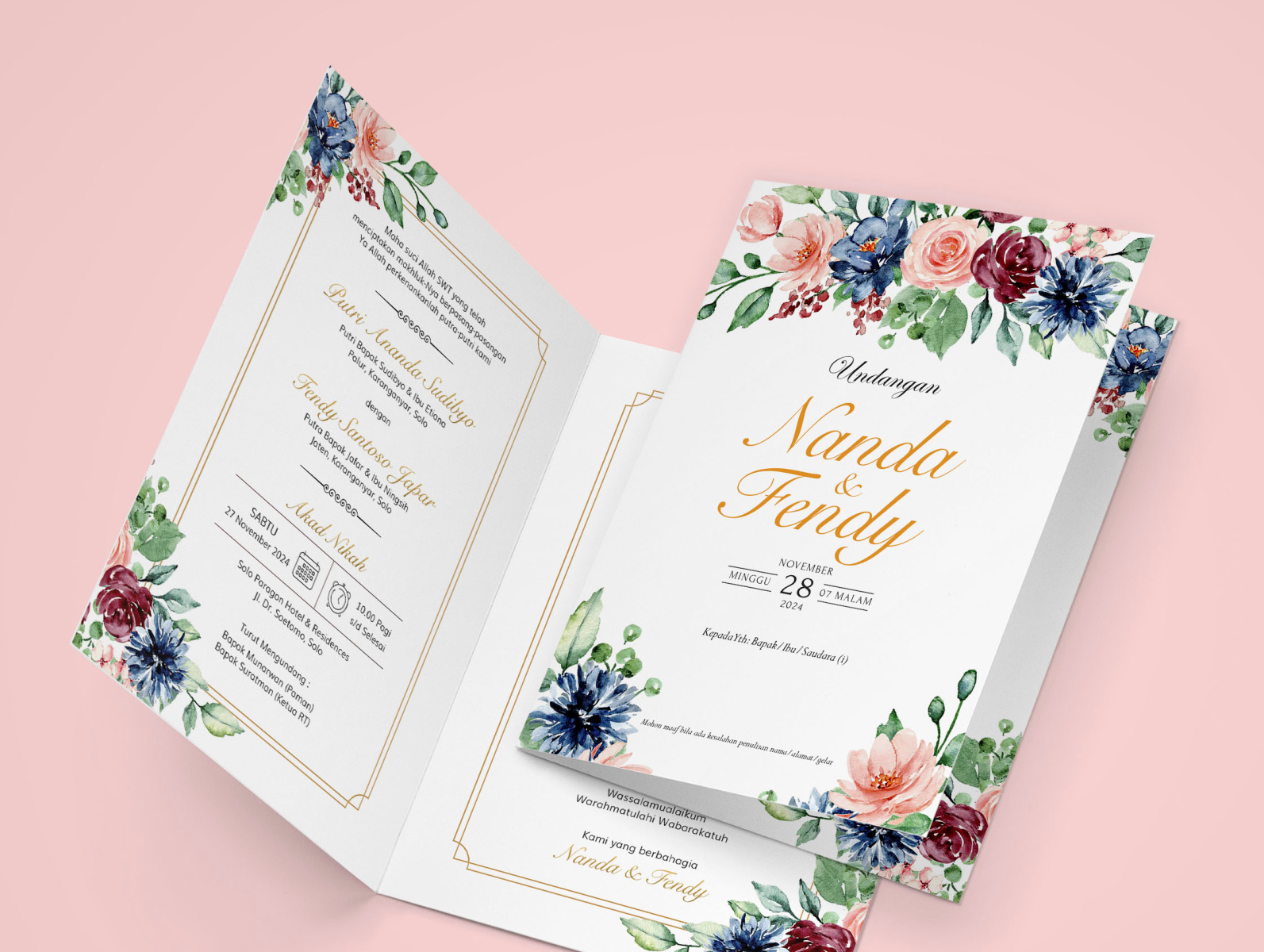 Undangan Pernikahan by Kad Printing on Dribbble