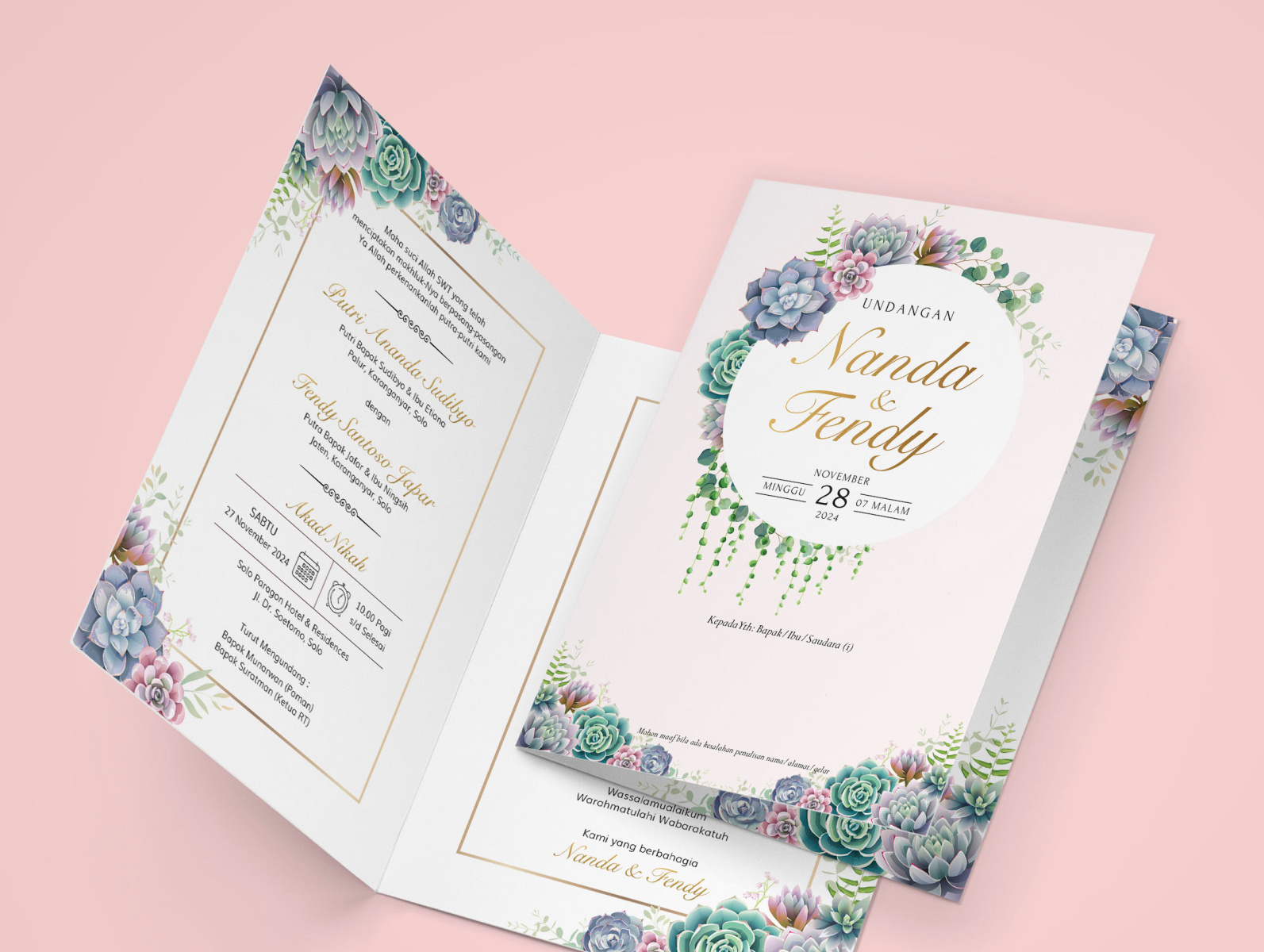 Undangan Pernikahan by Kad Printing on Dribbble