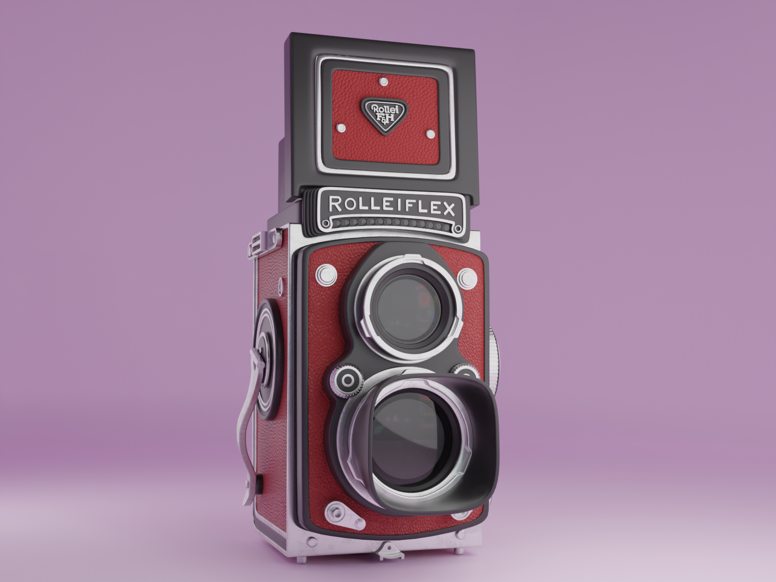 Rolleiflex Camera 3D Model by Michal Szyszko on Dribbble