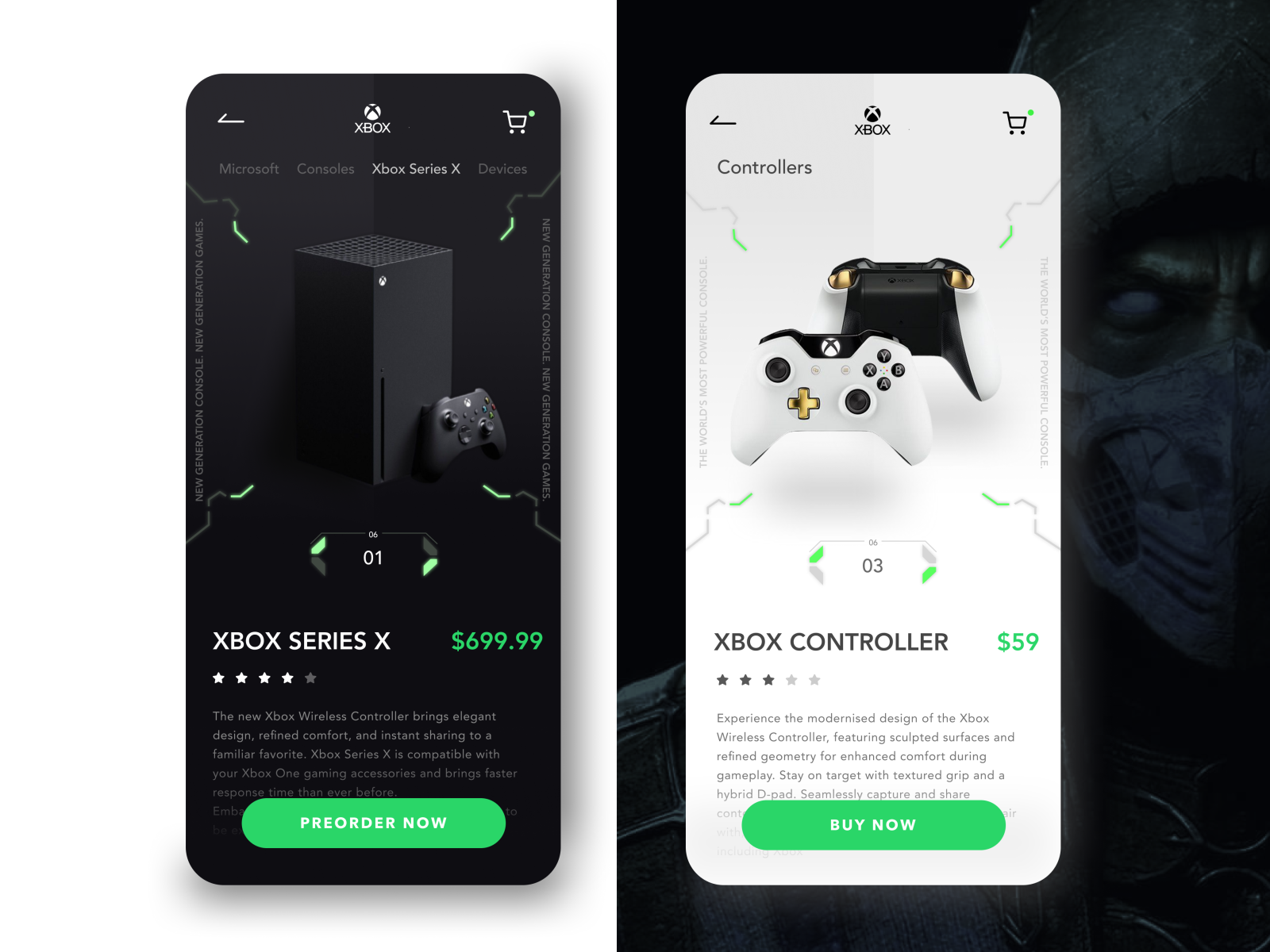 XBOX Shop App Concept by Parina on Dribbble