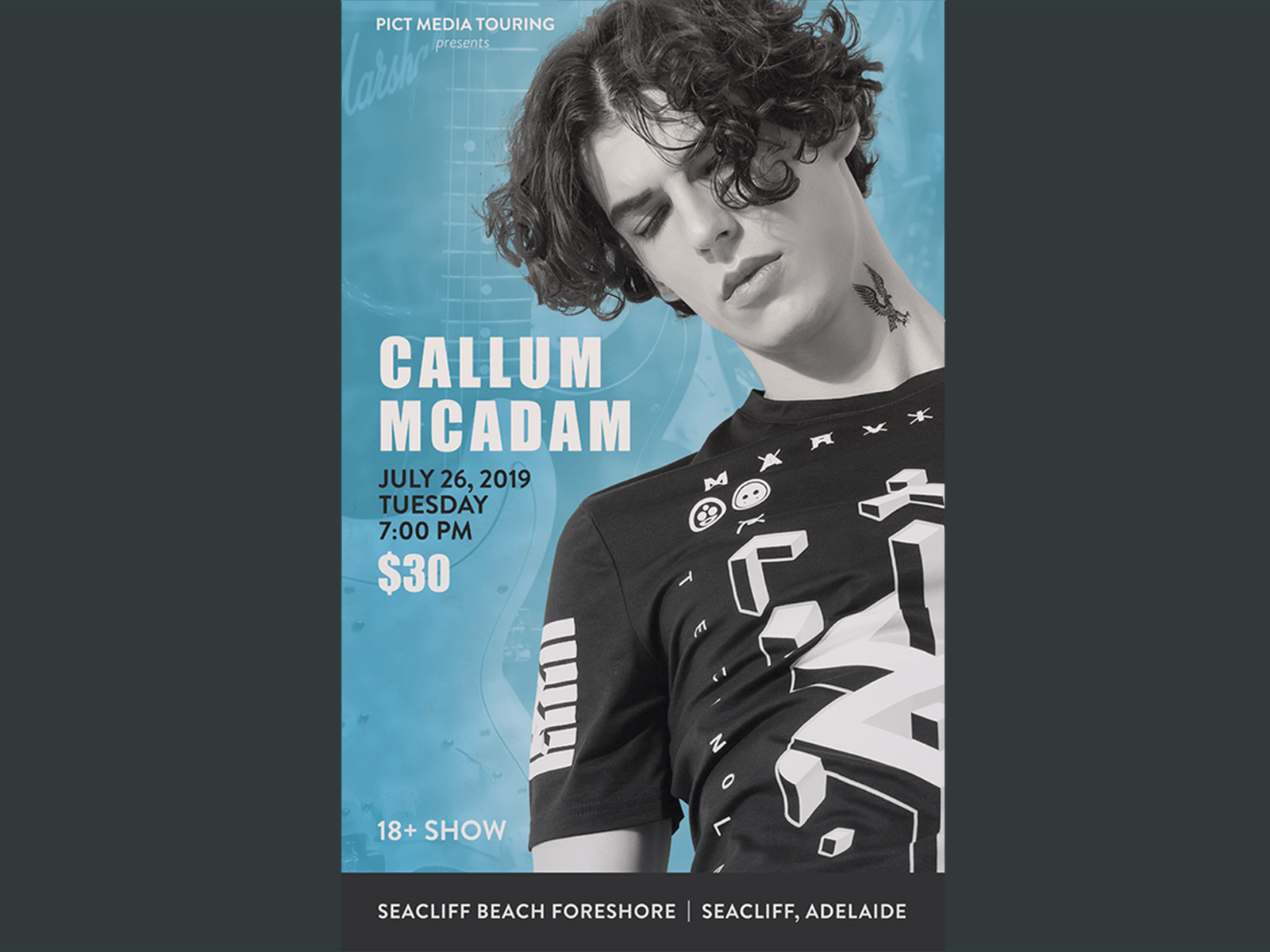 Musician Poster by Stuart on Dribbble