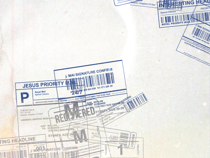 Postal Tags by Mai Lam on Dribbble