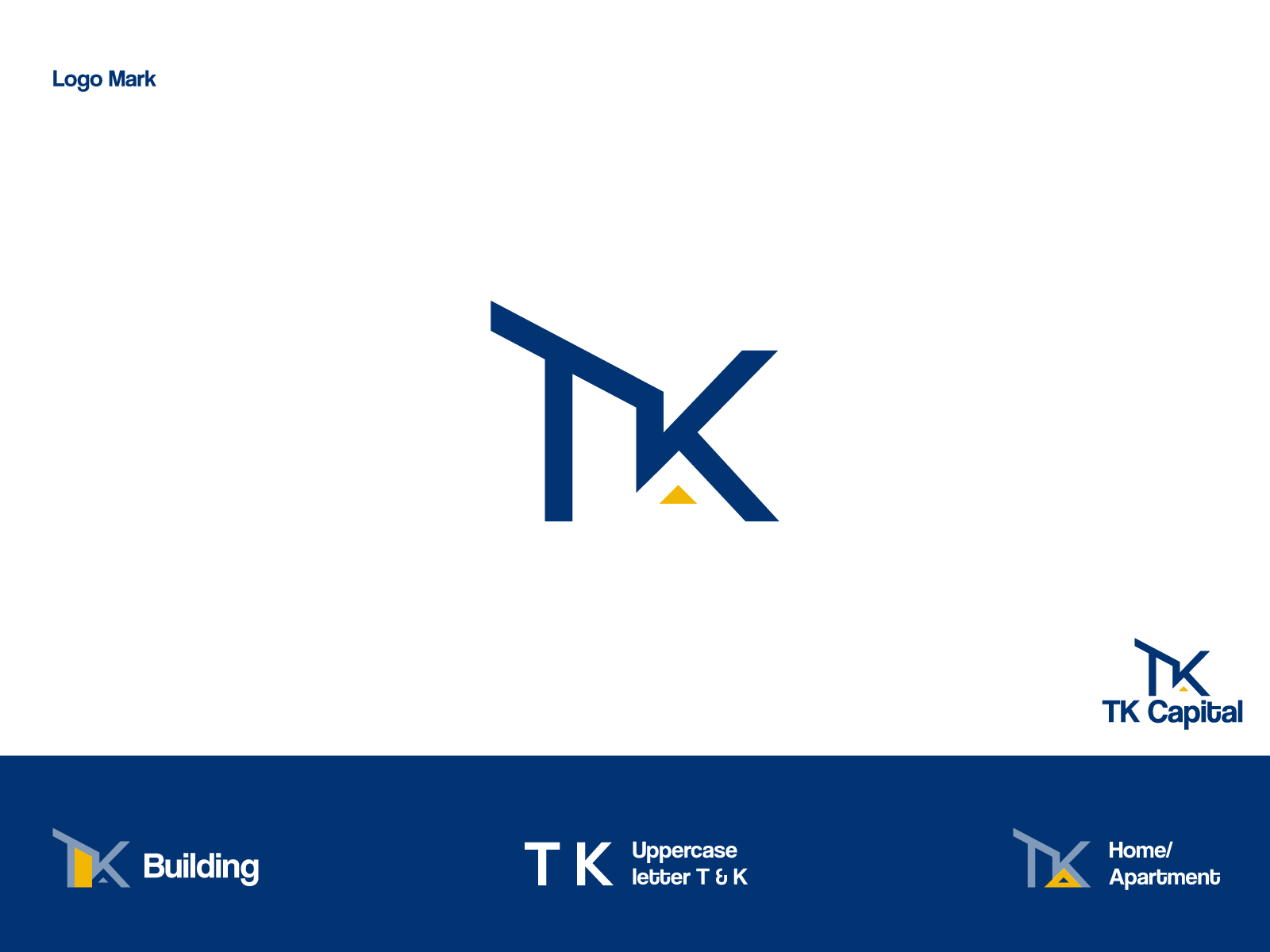 TK Capital Logo by Aryan Thakur - Logo Designer on Dribbble