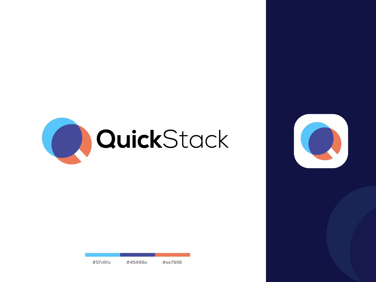 QuickStack by Aryan Thakur - Logo Designer on Dribbble