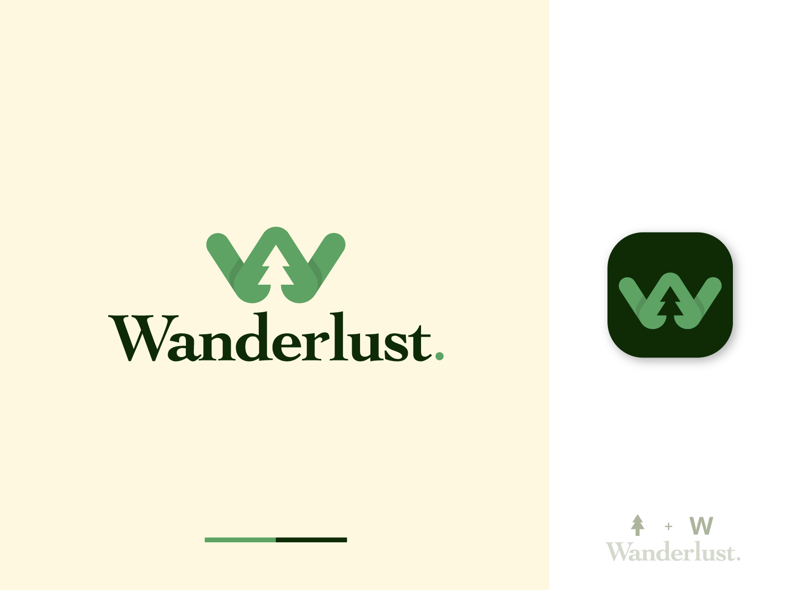 Wanderlust Logo by Aryan Thakur - Logo Designer on Dribbble