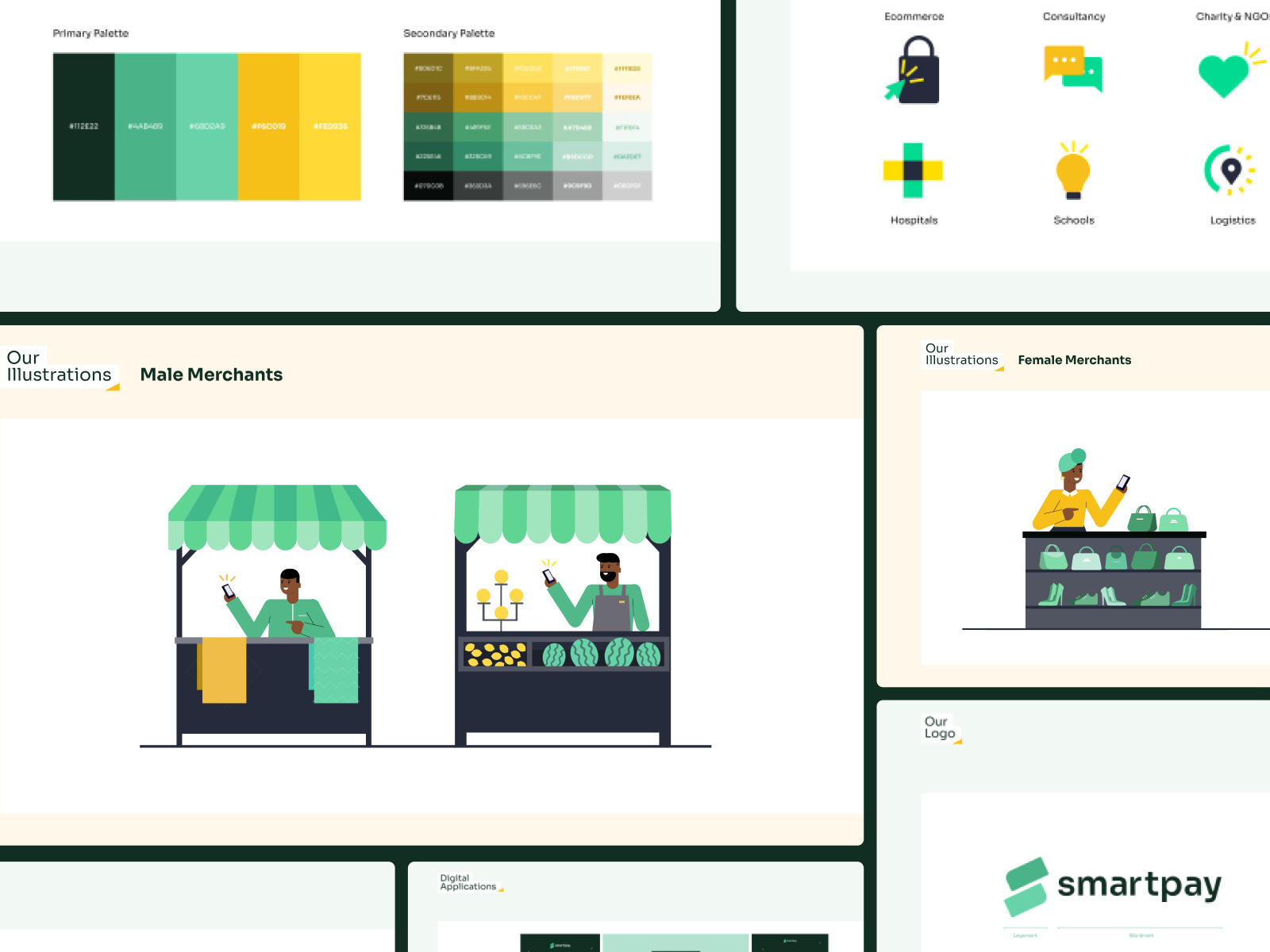 Smart Pay Visual Language by QodeHub on Dribbble