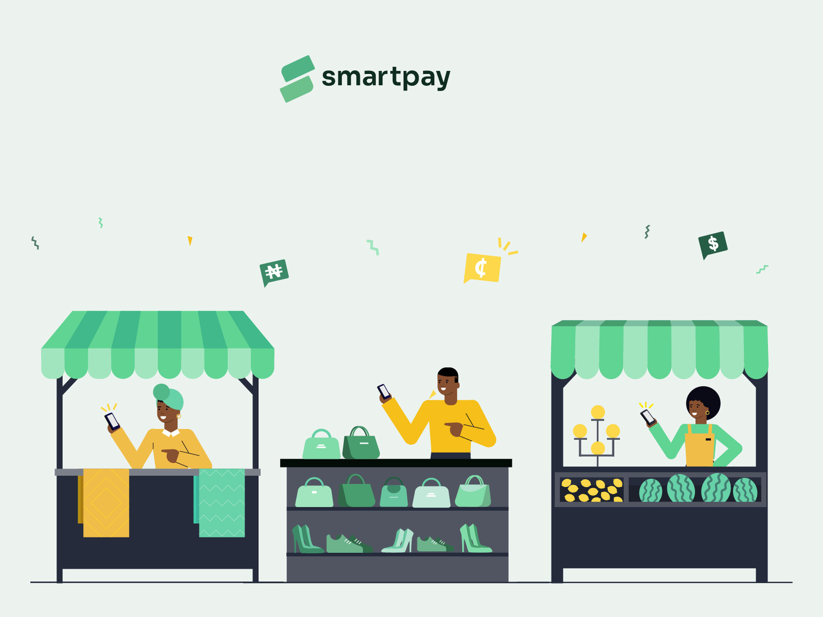 SmartPay Illustration System by QodeHub on Dribbble