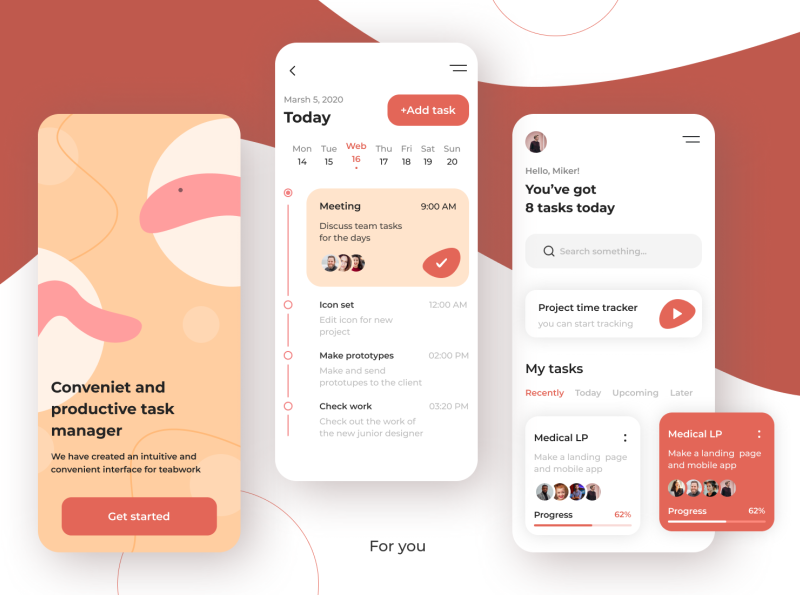 Task manager UX/UI by Ksenia on Dribbble