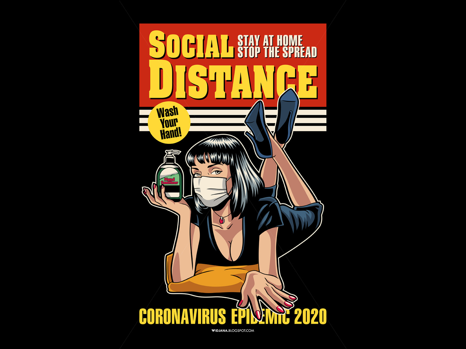 SOCIAL DISTANCE by warrockdesigns on Dribbble