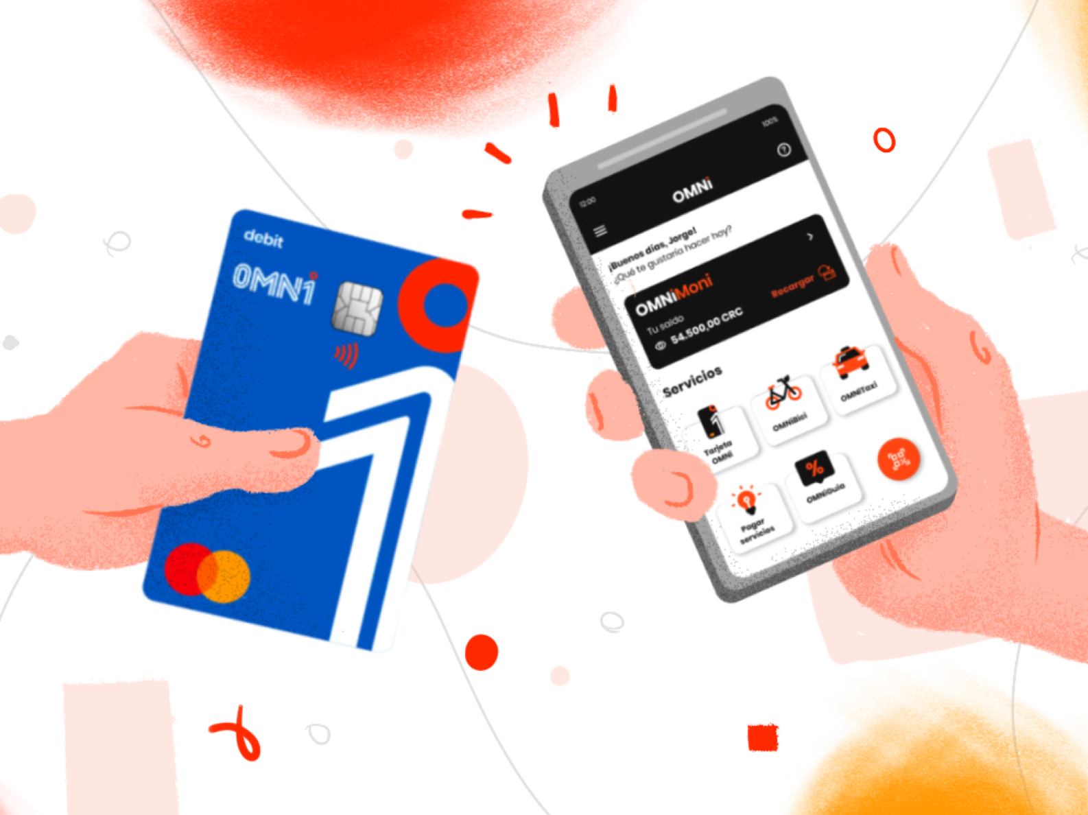 Illustration OMNi App by Diego Zúñiga on Dribbble