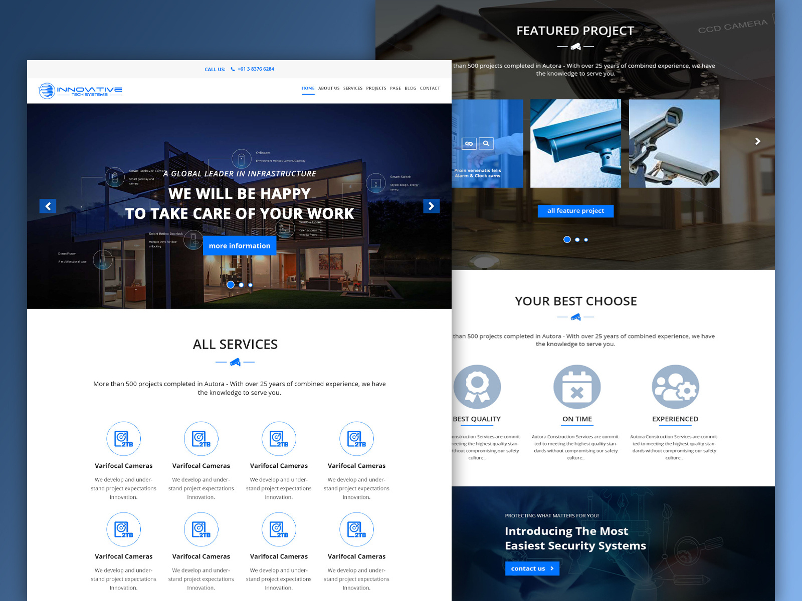 Innovative Technology Template by aklima akter akhi on Dribbble